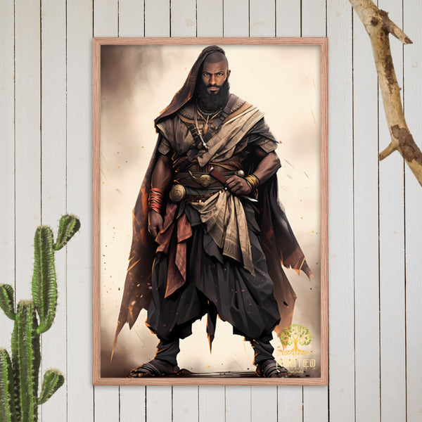 Glorious in Apparel: Ancient Royalty Framed Poster – Rooted